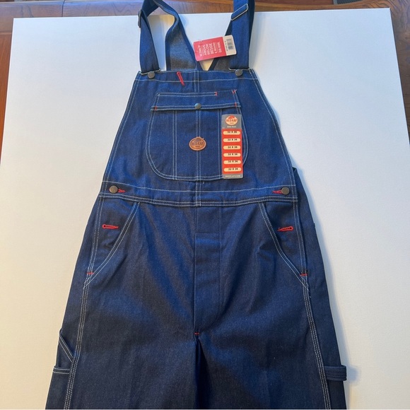 Red Kap | Jackets & Coats | Nwt Red Kap Mens Denim Bib Overall 32w X ...